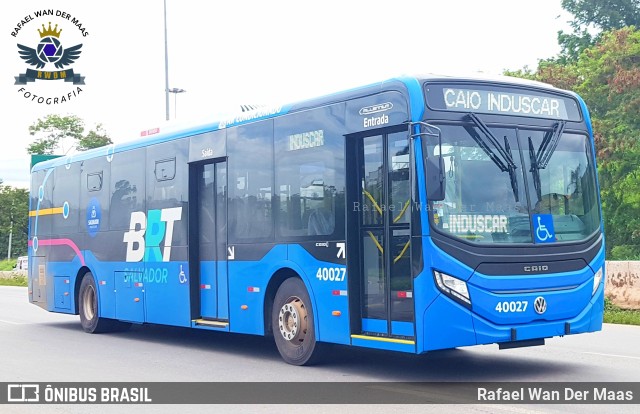 BRT Salvador 40027 em Belo Horizonte por Rafael Wan Der Maas - ID:10603119 - Ônibus Brasil