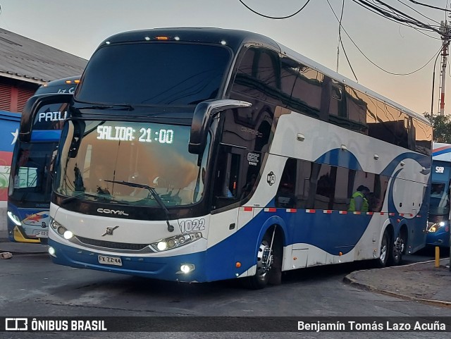 Gama-Bus 1022 em Estación Central por Benjamín Tomás Lazo Acuña - ID ...