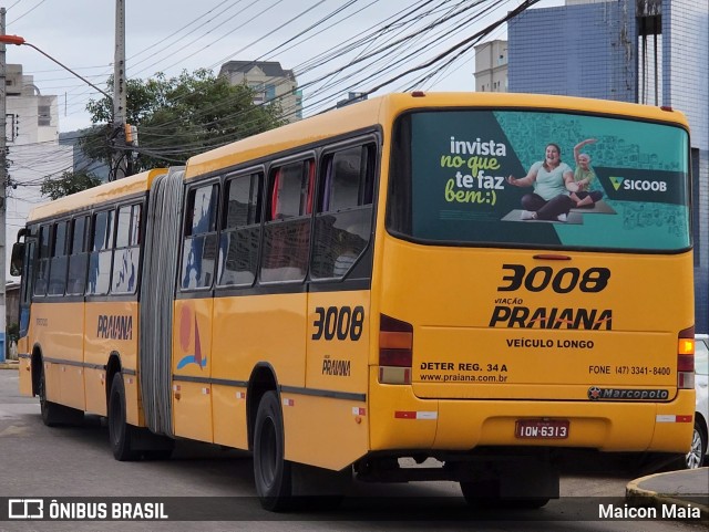 Viação Praiana 3008 em Itapema por Maicon Maia - ID:10723043 - Ônibus ...