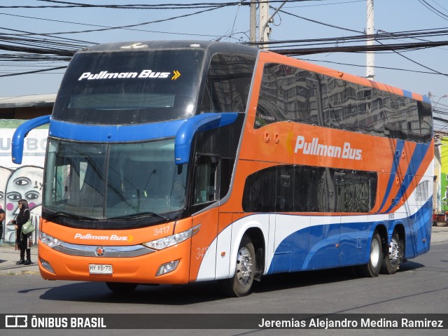 Pullman Bus 3417 em Santiago por Jeremias Alejandro Medina Ramirez - ID ...